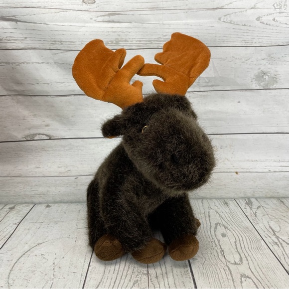 Glenwild | Toys | Glenwild Brown Moose Stuffed Animal Plush Toy Park ...